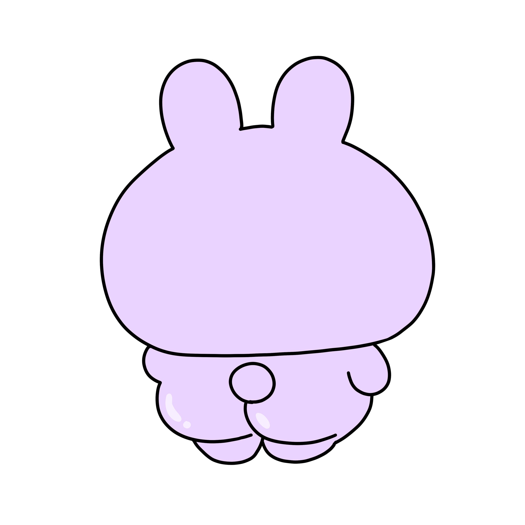 【あさみみちゃん】型抜きビッグクッション（あさみみBASIC 2023 June） – SimpleSideMascots（サイマス）公式オンラインショップ